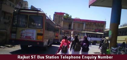 Rajkot ST Bus Station Telephone Enquiry Number - Depot Information ...