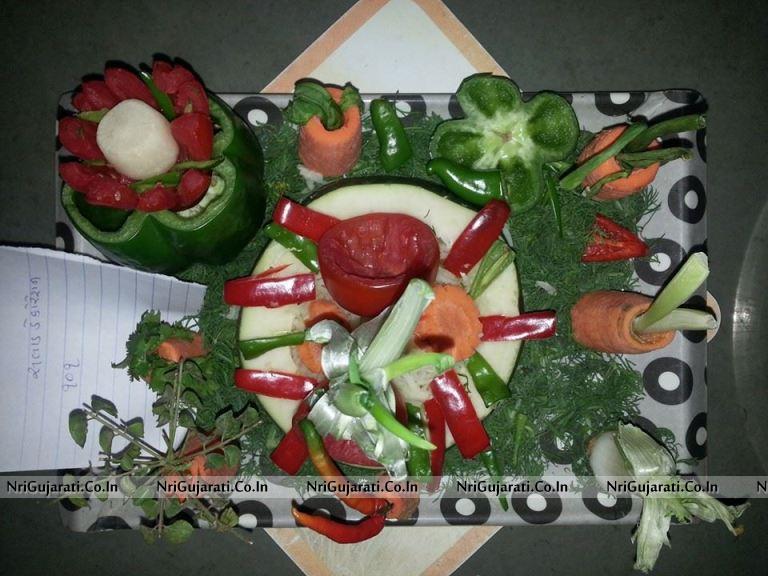 Vegetable Salad Decoration Competition