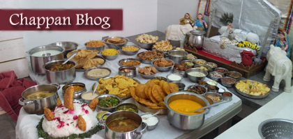 Shrinathji Annakut Darshan - Chappan Bhog Food Items Name List for Lord ...